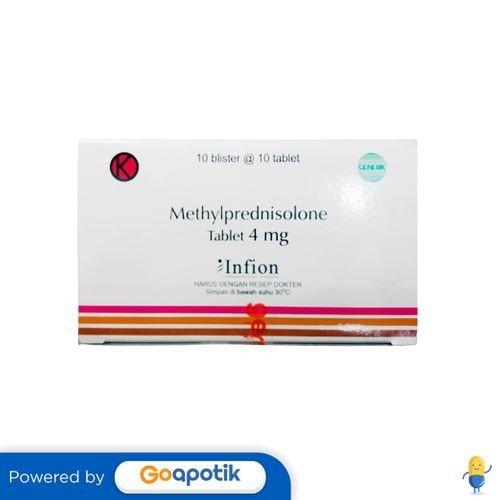 Jual Methylprednisolone Infion 4 Mg Box 100 Tablet | Shopee Indonesia