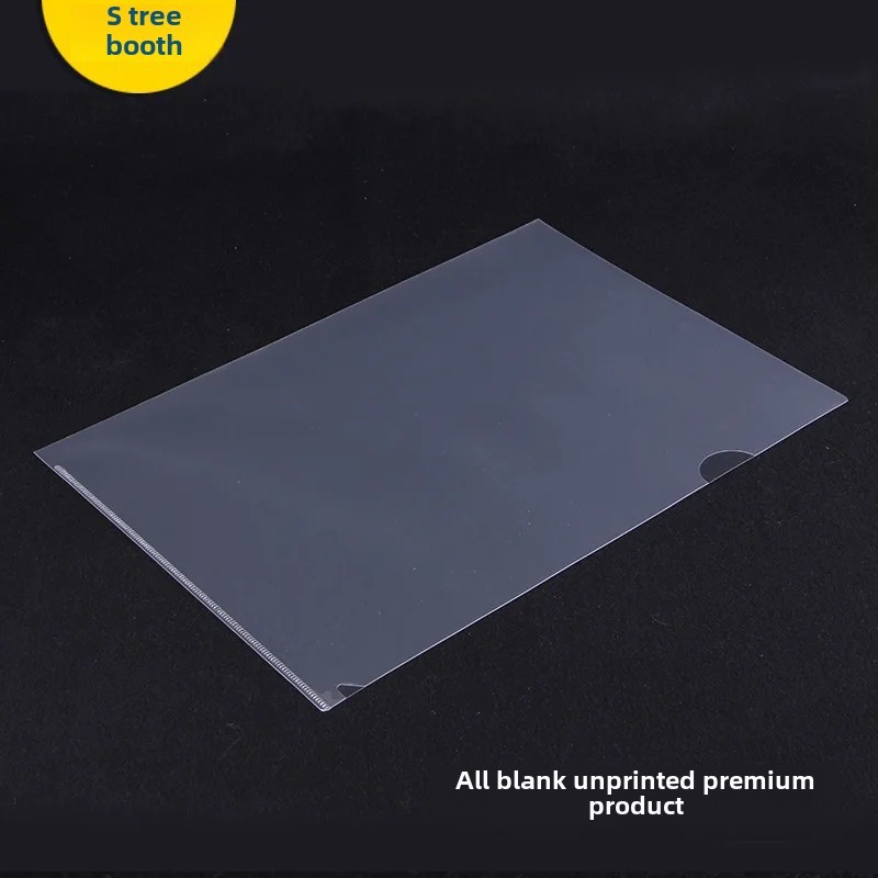 Jual Transparent A4 Single Page Folder E310 L-Shaped File Folder 30 Pieces Pack Document Holder ...