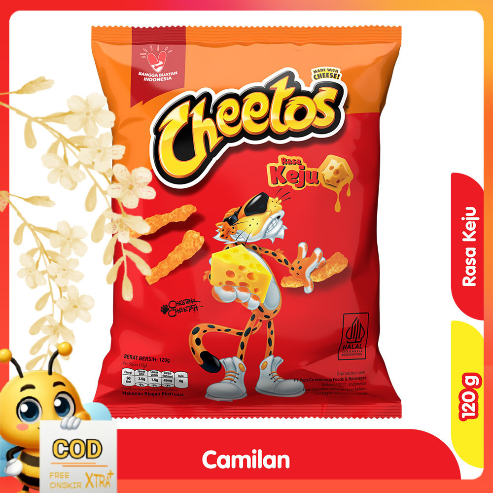 Jual Cheetos Makanan Ringan Rasa Keju 120 g | Shopee Indonesia