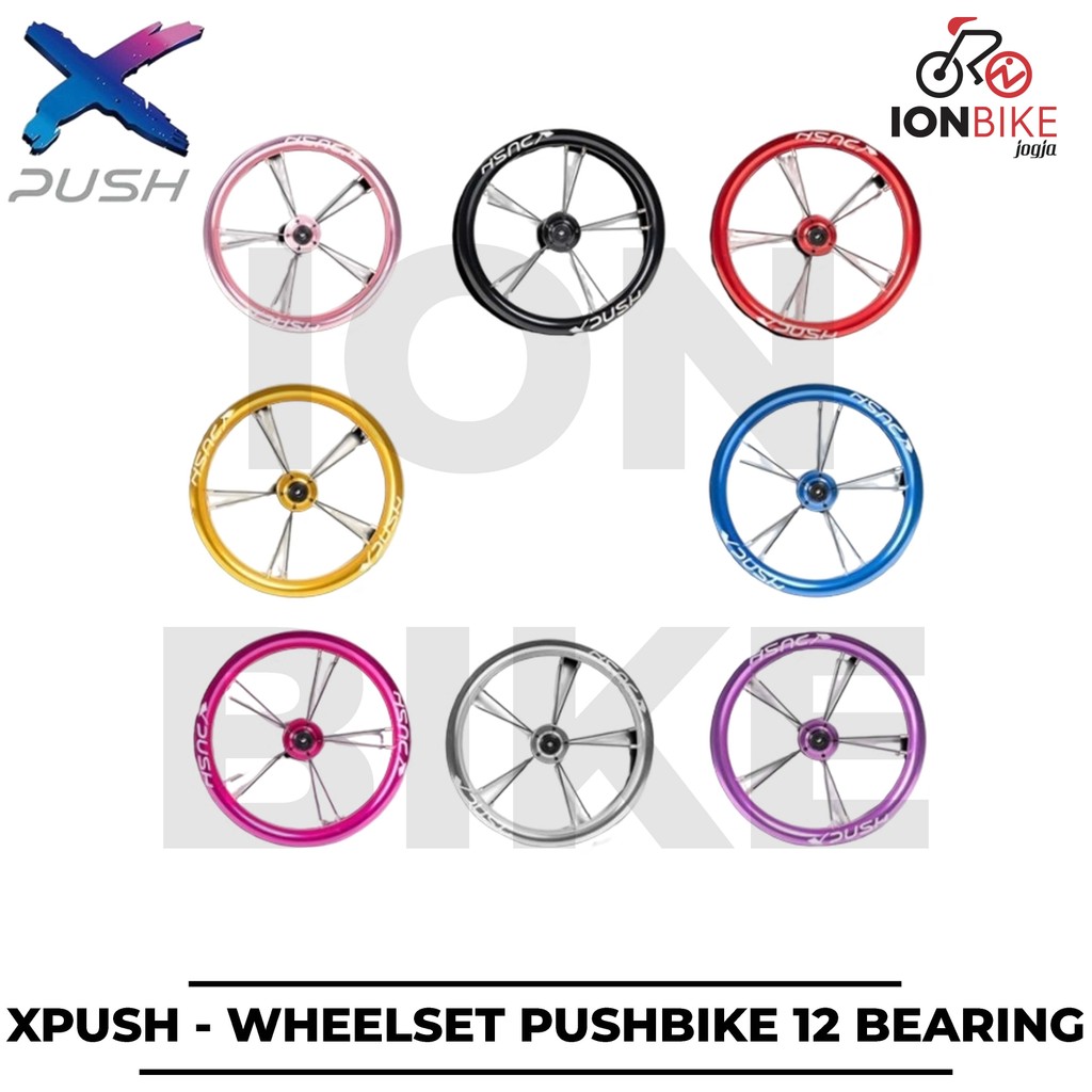 Jual Wheelset Pushbike XPUSH Superlight Wheel Set Push Bike Balance X ...