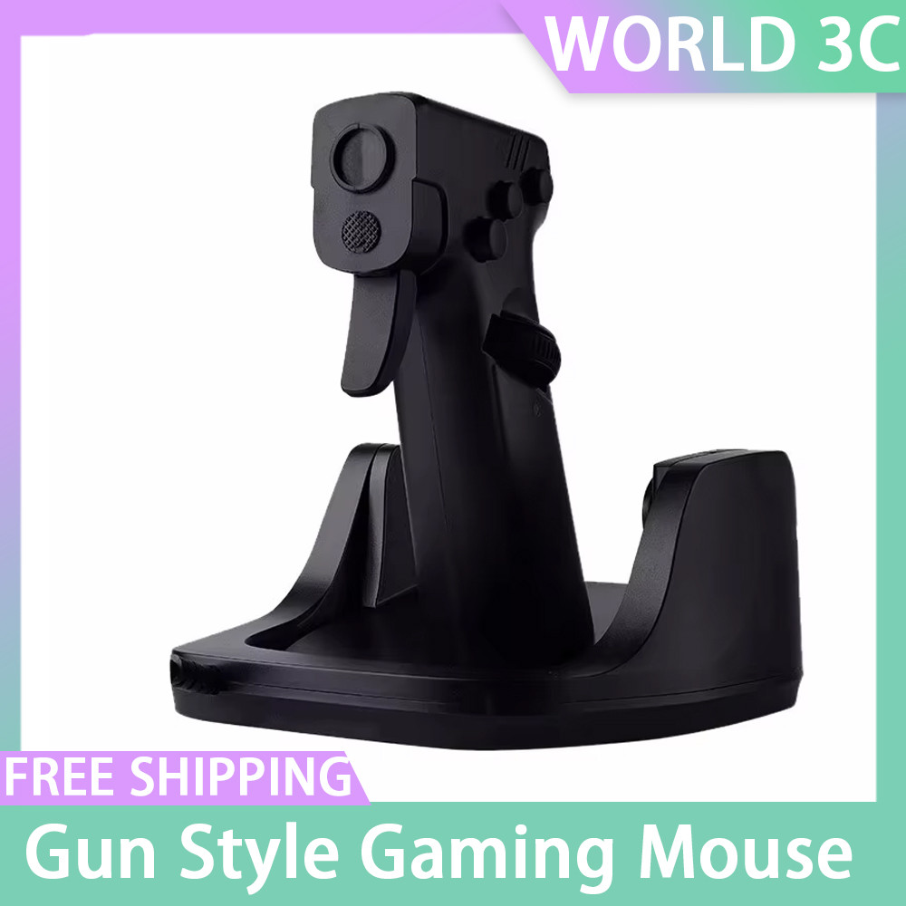 Jual Gun Style Gaming Mouse Ergonomic Fps Shooting Vertical Grip E ...