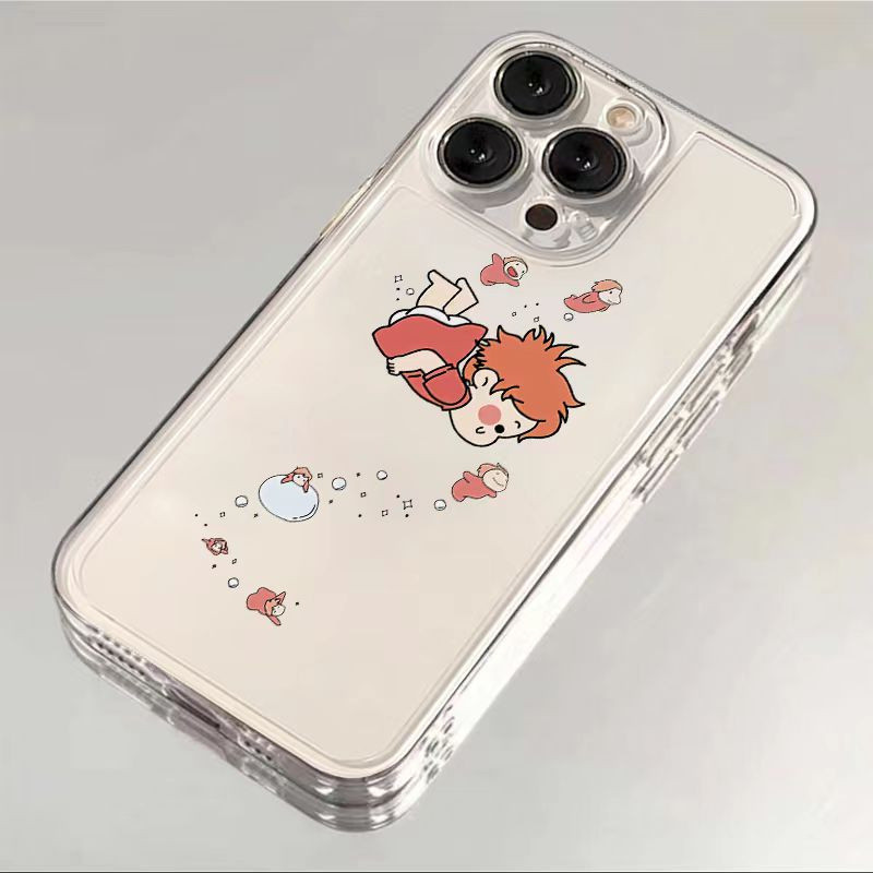 Jual Crystal Case Transparan Motif Ponyo Lucu Cocok Untuk iPhone 7/8 ...