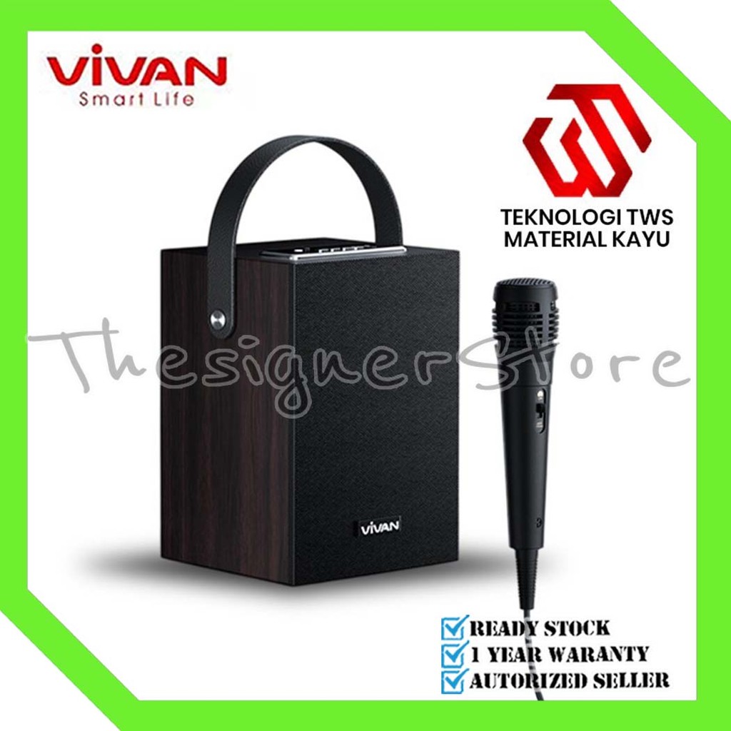 Jual VIVAN VS35 Set Speaker Karaoke Bluetooth + Mic TWS Connect ...