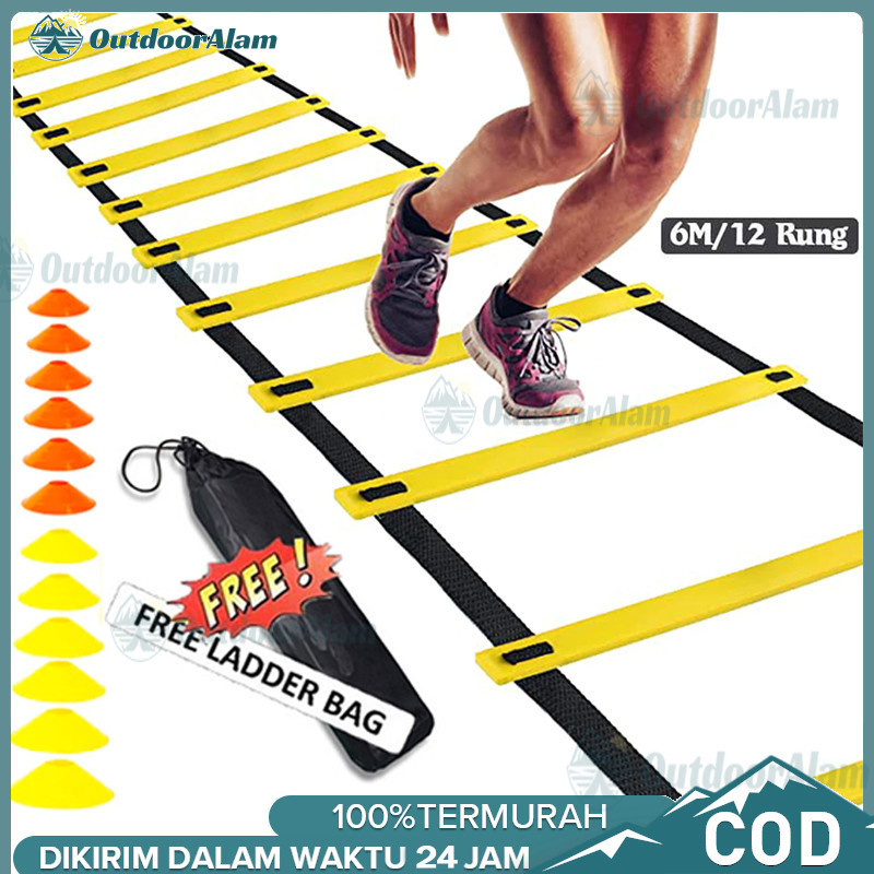 Jual Agility Ladder 4,6,8 Meter /Tangga Tali Nilon Untuk Latihan ...