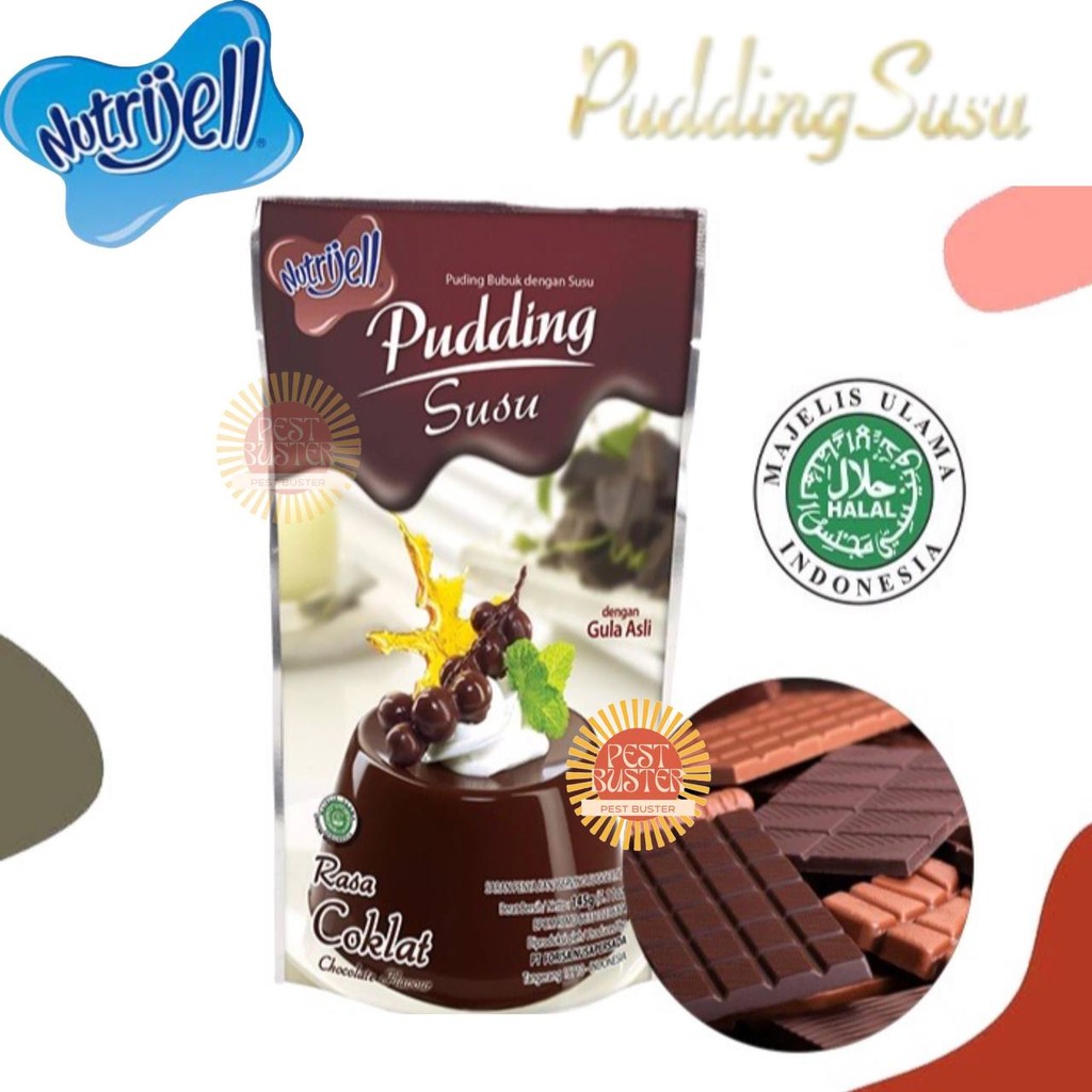 Jual NUTRIJELL PUDDING Bubuk Susu Rasa Coklat NUTRIJEL PUDING COKELAT ...