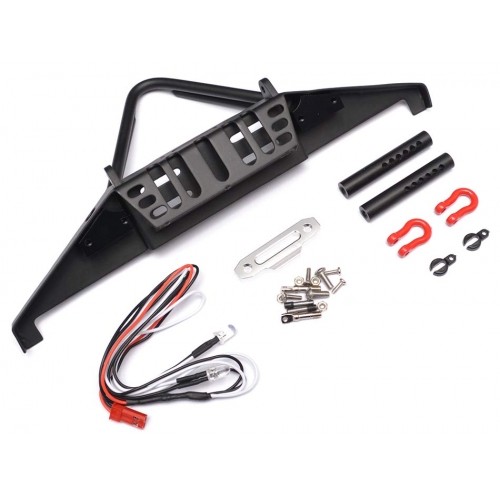 Jual Team Raffee Co. Steel Stinger Front Bumper with Towing Hooks Winch ...