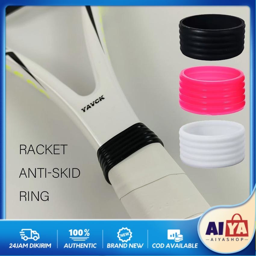 Jual 2Pcs Cincin Raket Tenis Black / Tennis Racket Rubber Ring / Ring ...