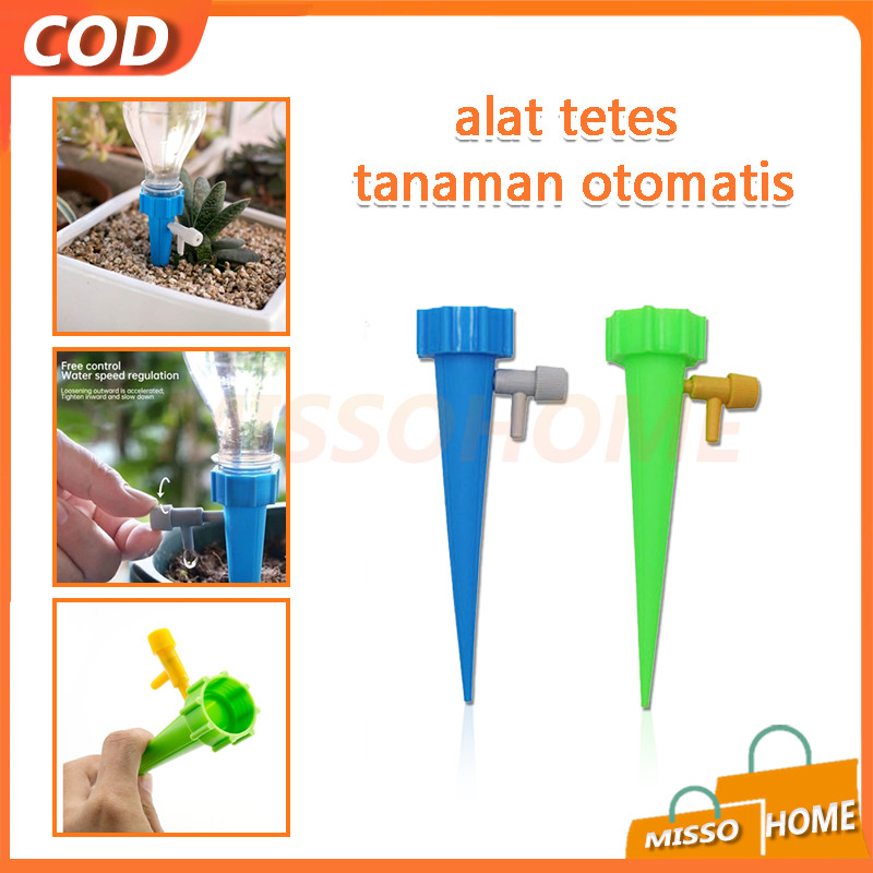 Jual 10 pcs alat tetes tanaman otomatis / tanaman alat teteskran ...