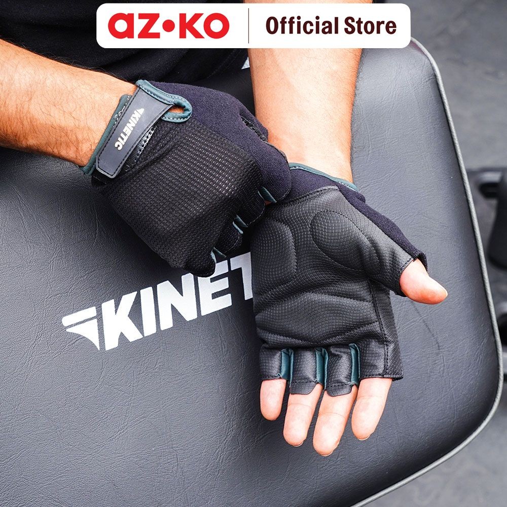 Jual AZKO Kinetic Sarung Tangan Gym Essential Gym Gloves Pelindung ...