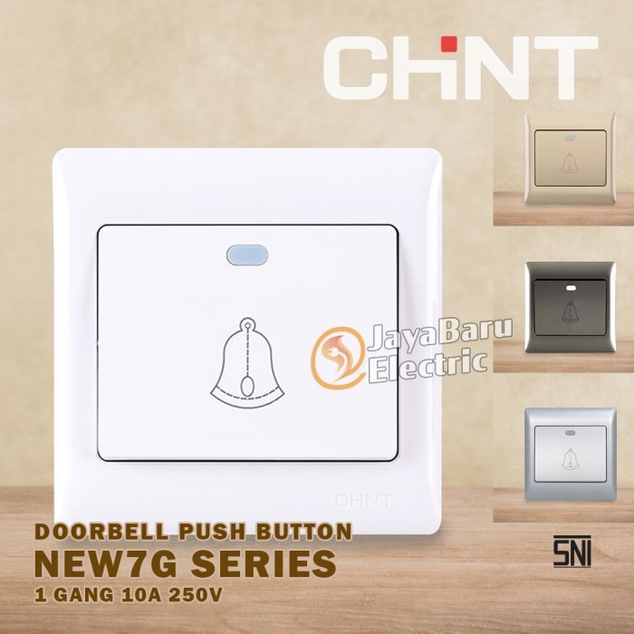 Jual Saklar Door Bell Switch Chint New7G | Shopee Indonesia