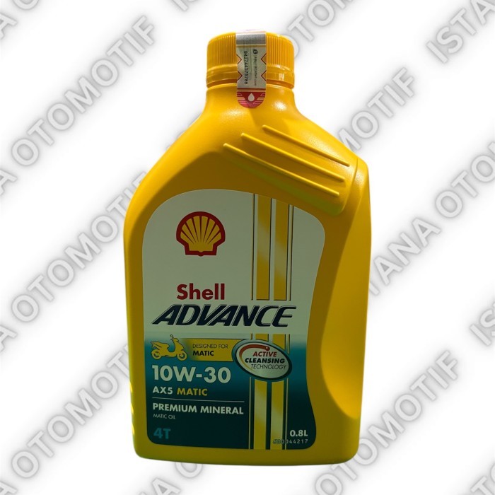 Jual OLI SHELL ADVANCE MATIC AX5 10W-30 0,8L (ORIGINAL) | Shopee Indonesia