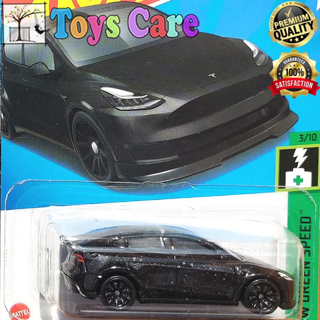 Jual Hot Wheels Tesla Model Y Hitam Mobil Listrik Original Mattel ...