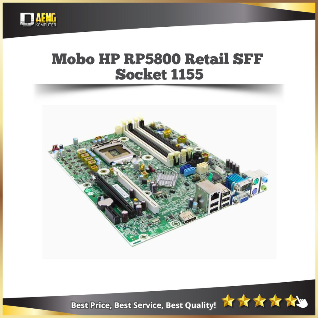 Jual Motherboard Mainboard Mobo PC Built up HP rp5800 Retail System ...