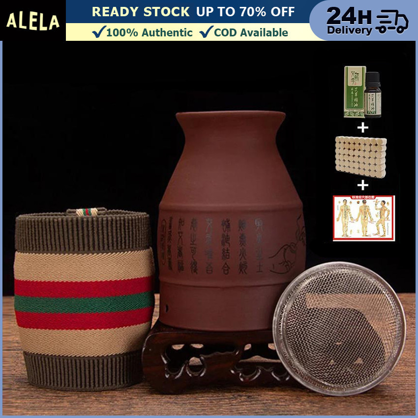 Jual Akupuntur Moksa Kit - Kop Moksa Keramik Moxa Stick Asap Batang ...