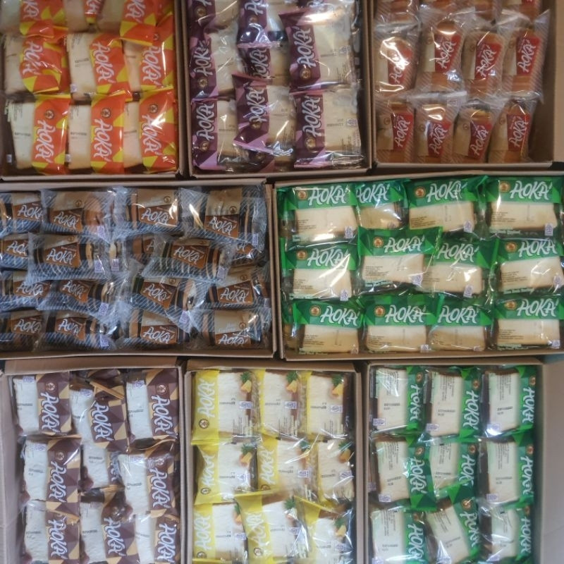 Jual ROTI AOKA 1 Karton Roti Aoka 1 Dus 60pcs Varian lengkap | Shopee ...