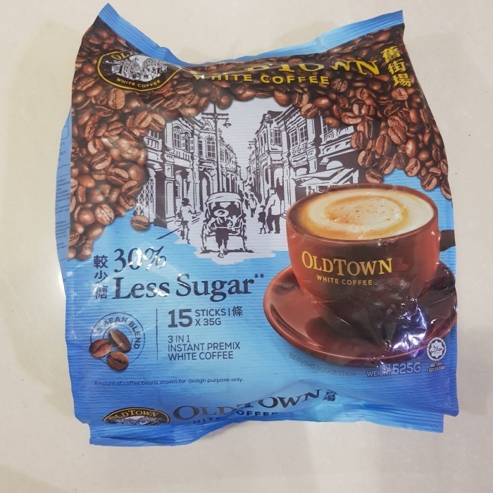 Jual Roux kopi oldtown 3 in 1 old town white coffee less sugar | Shopee ...