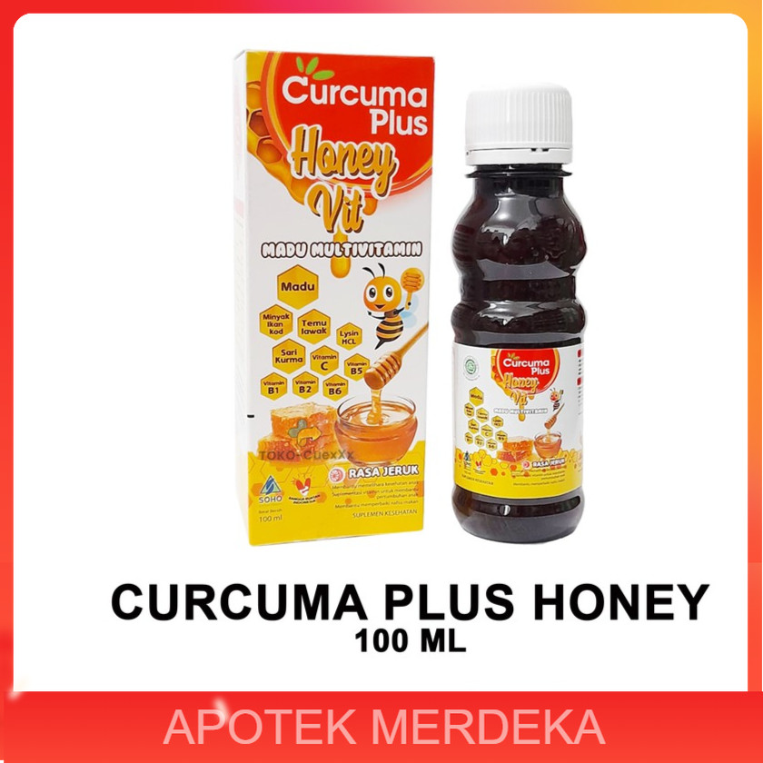 Jual Curcuma Plus Honey Sirup Orange / Original 100 Ml - Madu ...