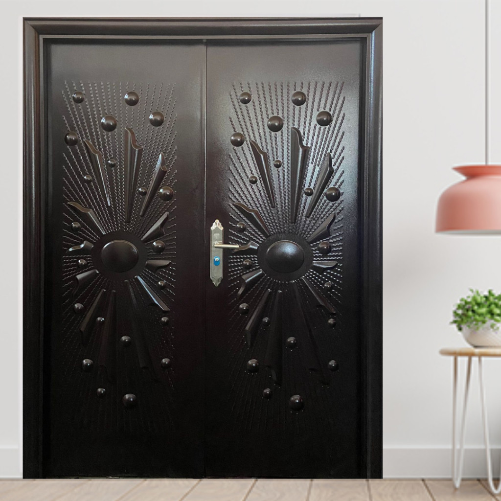 Jual PINTU BAJA DOUBLE DOOR / PINTU RUMAH MODEL KUPU / PINTU BAJA ...