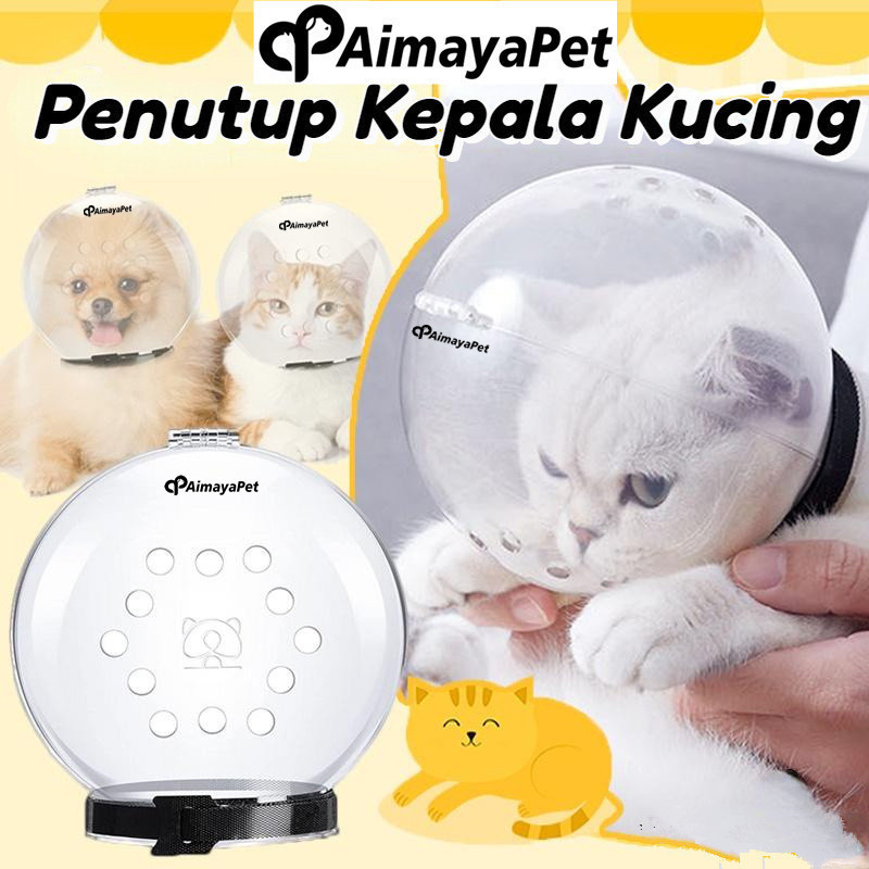 Jual AimayaPet Penutup Pelindung Kepala Kucing / Tudung Kucing / Cat ...