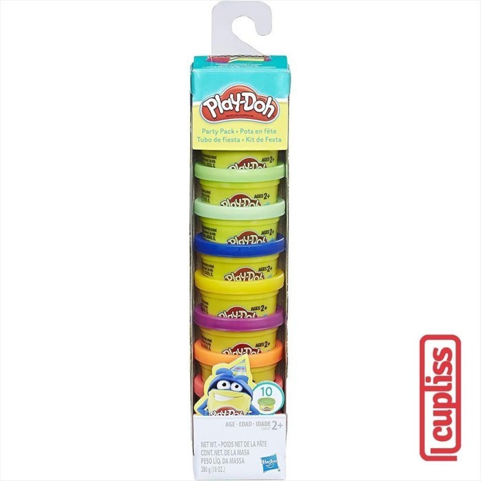 Jual [Kids]- Original Play Doh Party Pack 10 warna cans 22307 | Shopee ...