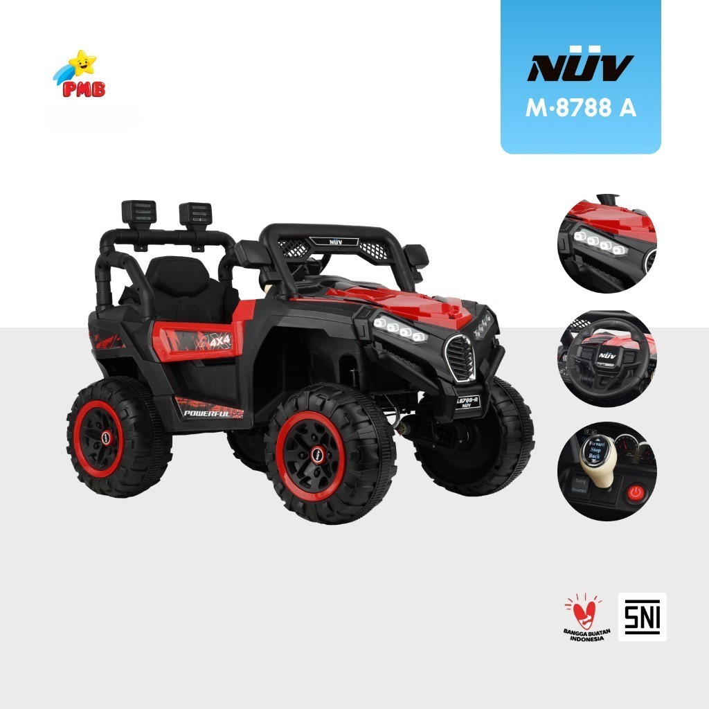 Jual PMB Toys Mobil Aki M-8788A NUV | Mobil Aki Anak | Shopee Indonesia