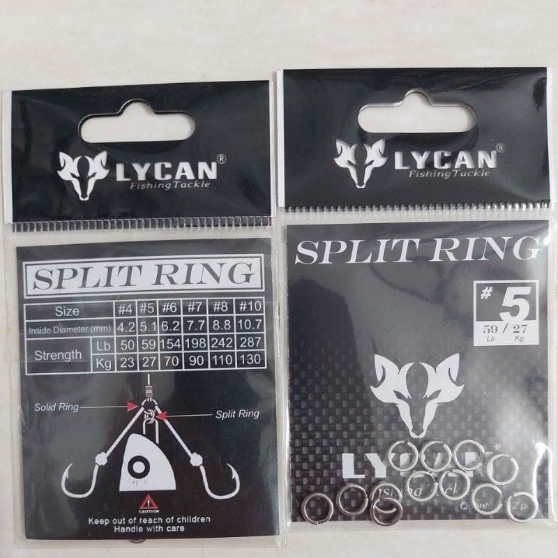 Jual Split Ring Lycan Fishing Tackle, kuat dan tahan karat untuk metal ...