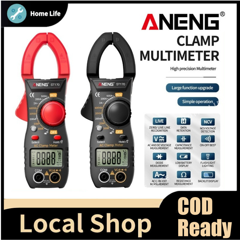 Jual VT64ES Harga terendahANENG ST170 Smart Clamp Meter 1999 Counts ...