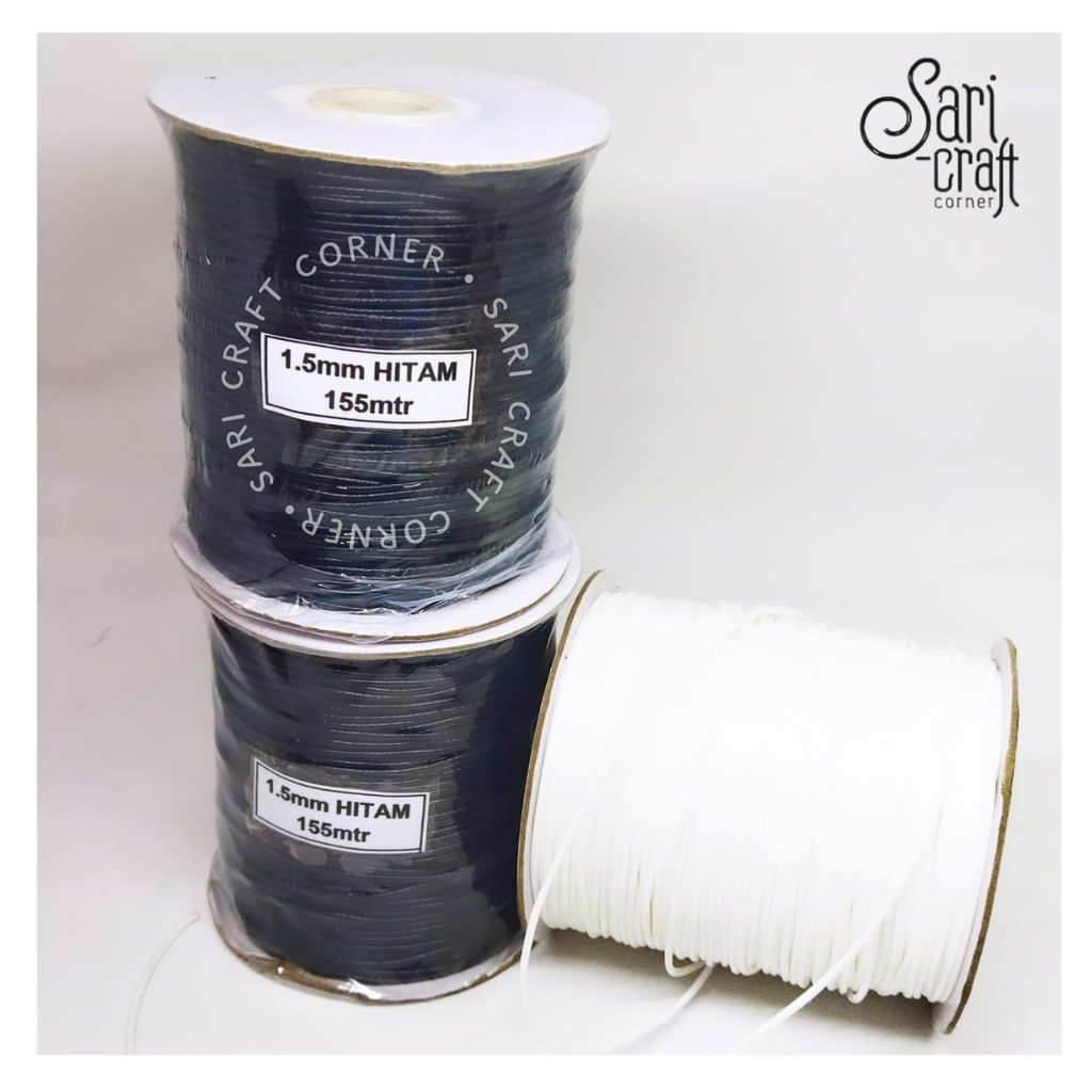 Jual ROL - Tali Korea - Tali Kilap 1.5 mm | Shopee Indonesia