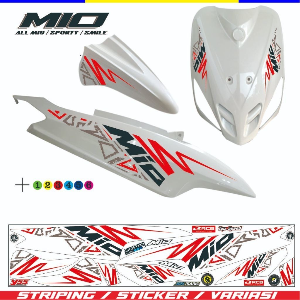 Jual MOTIP ELEGAN Striping mio smile mio sporty variasi motif elegan ...