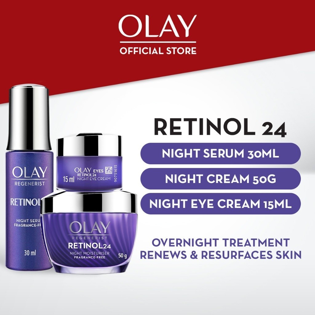 Jual Olay Regenerist Anti Aging Moisturizer Brand Box - Retinol 24 ...