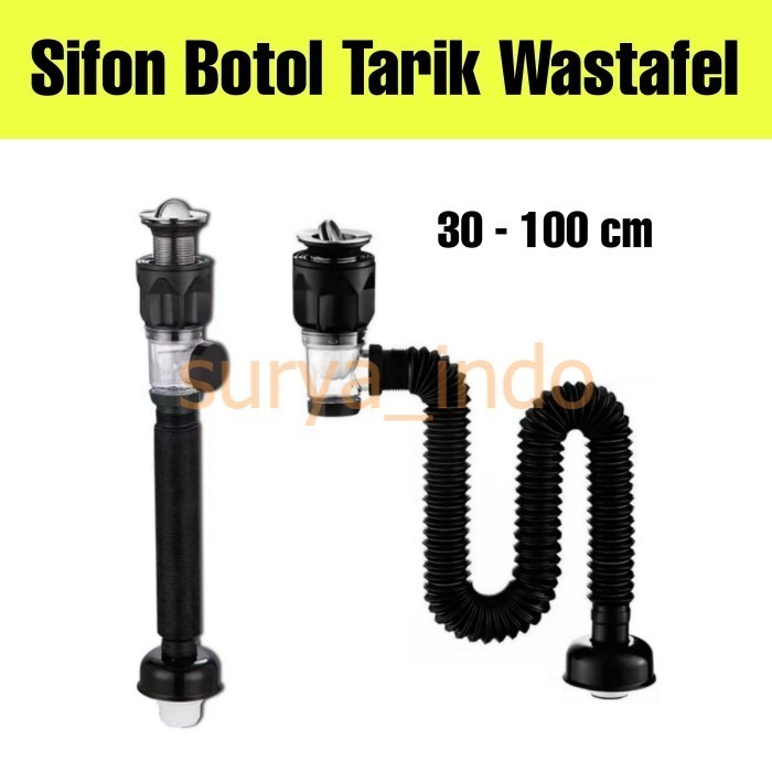 Jual SIFON TARIK WASTAFEL 2 FUNGSI 100 CM SELANG SIPON BOTOL AFUR ...