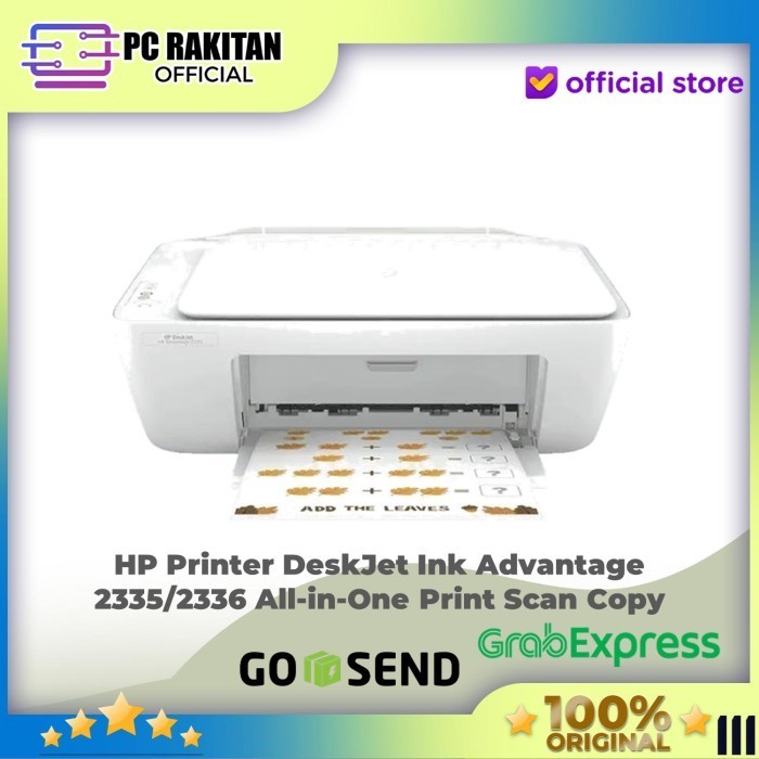 Jual HP Printer DeskJet Ink Advantage 2335/2336 All-in-One Print Scan Copy | Shopee Indonesia
