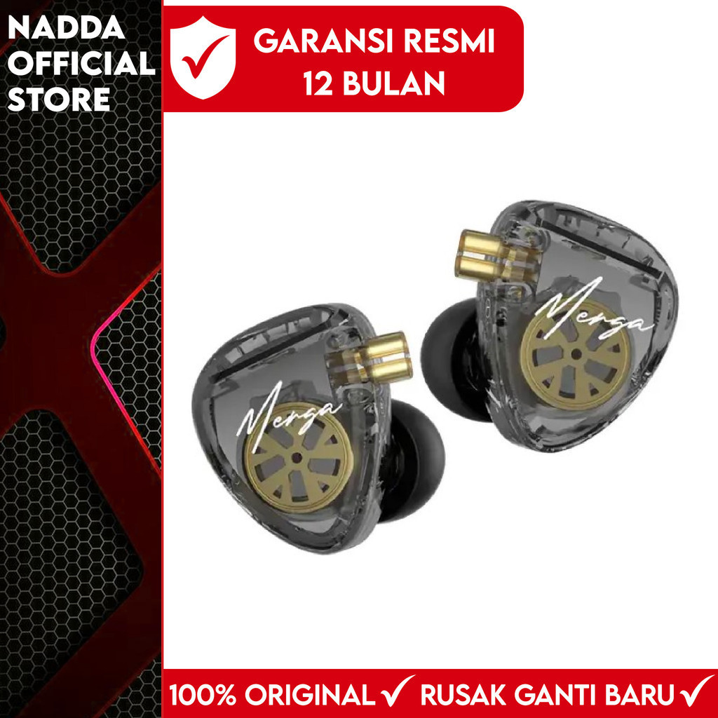 Jual KZ Merga Dual Dynamic Driver IEM with Excellent Frequency Curve In Ear Earphone | Shopee ...