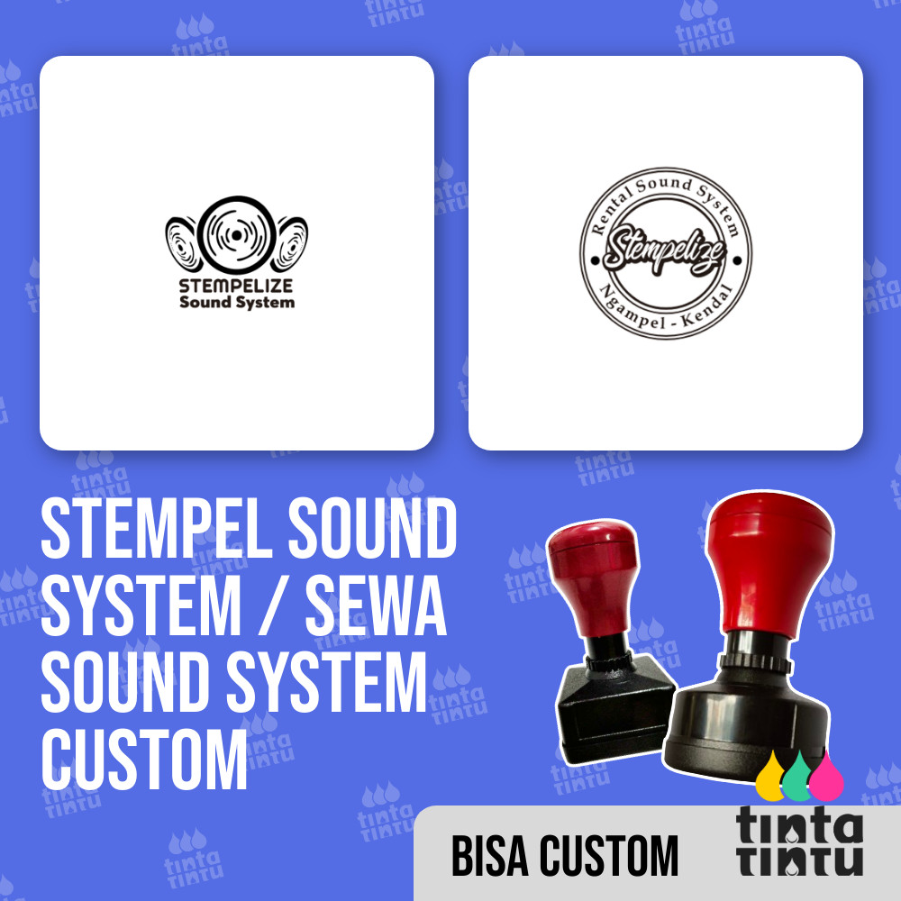Jual Stempel Sound System / Sewa Sound System Custom | Shopee Indonesia