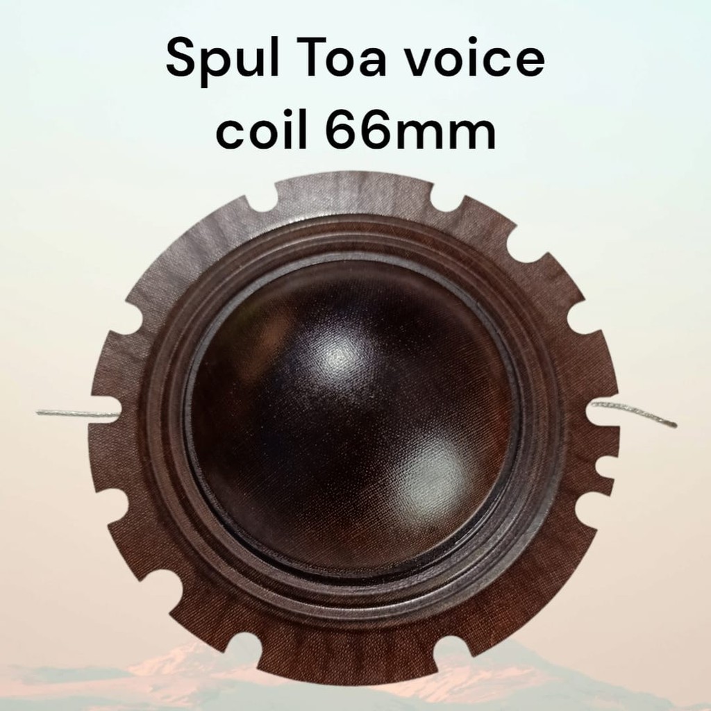 Jual Promo Spull Horn TOA 100 200 Watt 6,6 cm 66 mm Spul speaker Sirine ...