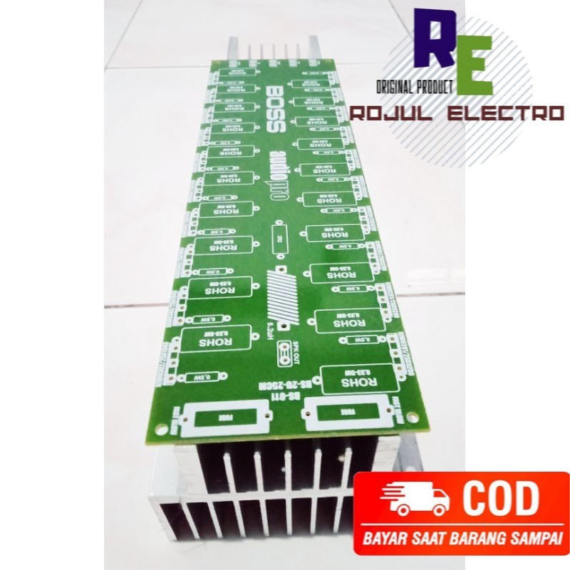 Jual PCB Line Final 10 Set Transistor Final BS-011 Plus Heatsink 2U Model Builtup | Shopee Indonesia