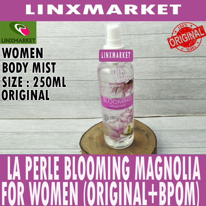 Jual LA PERLE BLOOMING MAGNOLIA BODY MIST SIZE 250ML 100ML (ORIGINAL ...