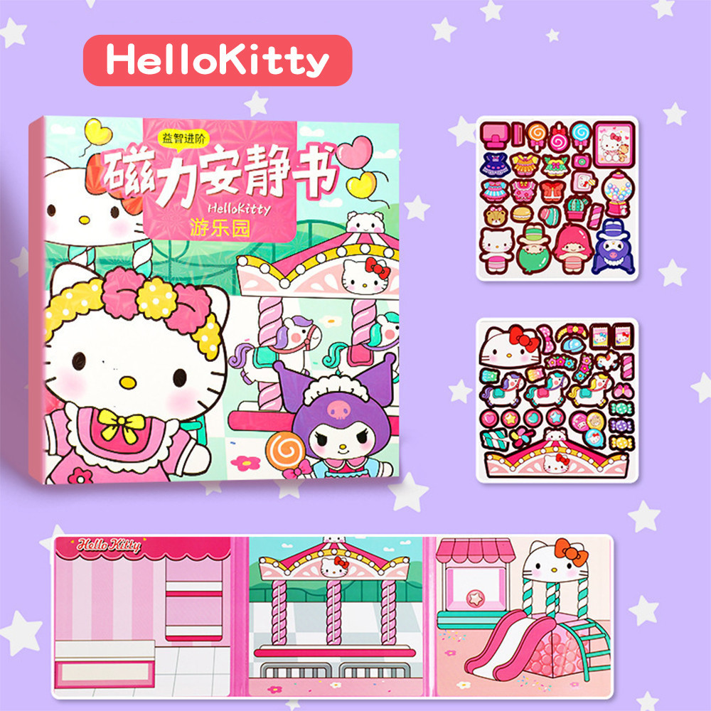 Jual IDOON diy quiet book sanrio busy buku aktivitas bayi magnet motif ...
