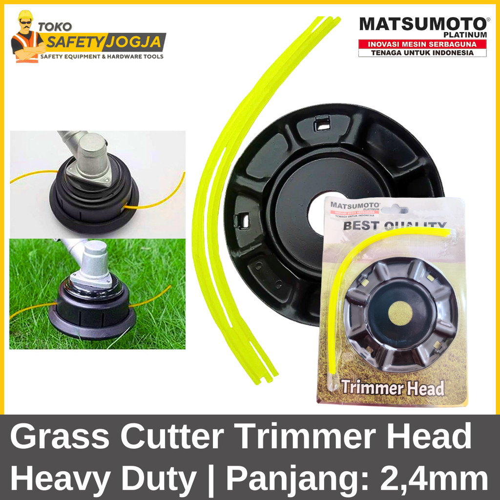 Jual Pisau Potong Rumput MATSUMOTO Trimmer Head Senar Nylon Dan ...