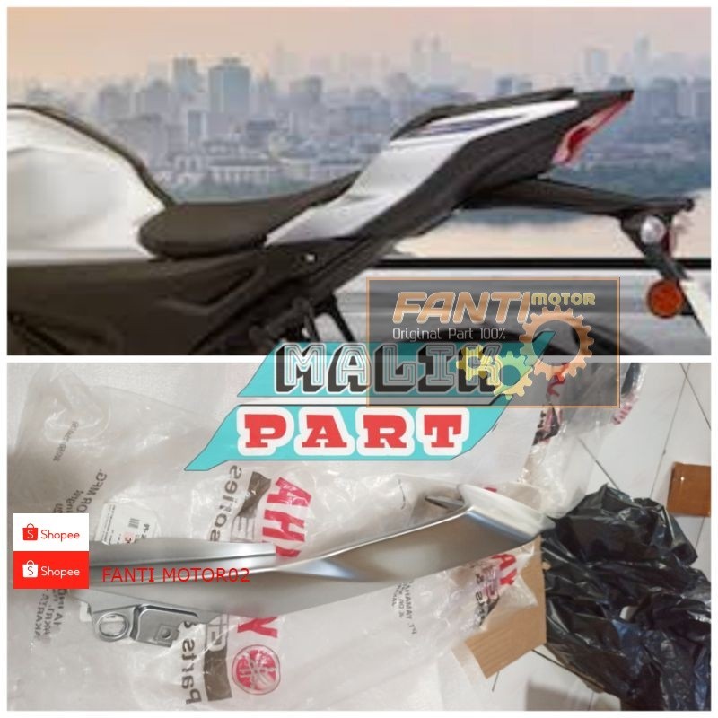 Jual BODY BELAKANG KIRI YAMAHA R15M R 15 M R15 V4 CONNECTED SILVER PART ...