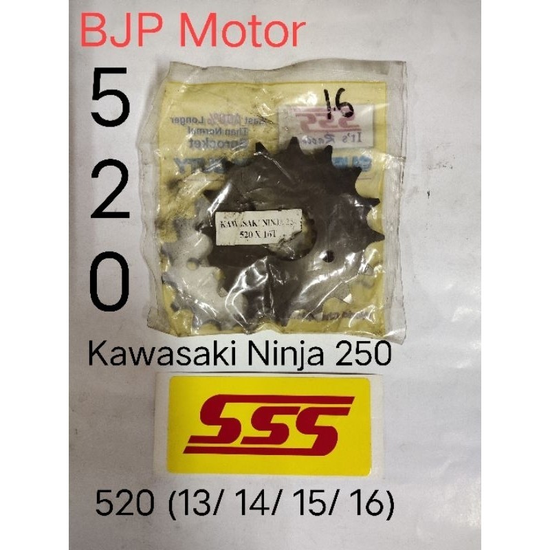 Jual Ger Depan SSS 520 NINJA 250 (13/ 14/15/16) Original SSS Made in Malaysia ☆ | Shopee Indonesia
