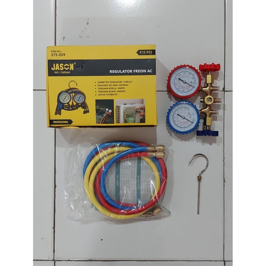 Jual JASON REGULATOR FREON AC SET R12 R22 | Shopee Indonesia