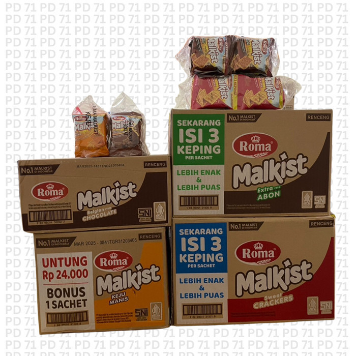 Jual Roma Malkist Biskuit Aneka Rasa Dus | Shopee Indonesia