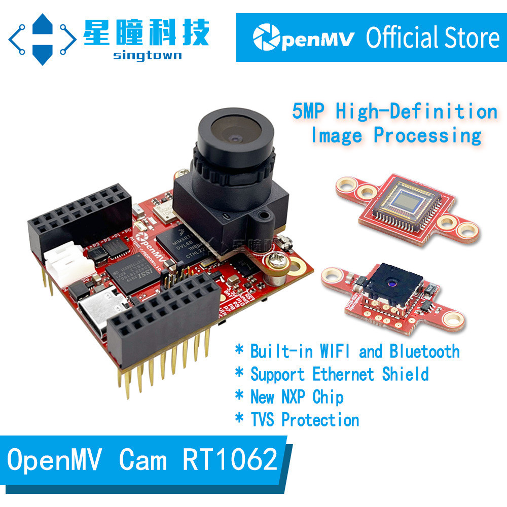Jual OpenMV Cam RT1062 Genuine SingTown-Enterprise Industrial AI Camera ...
