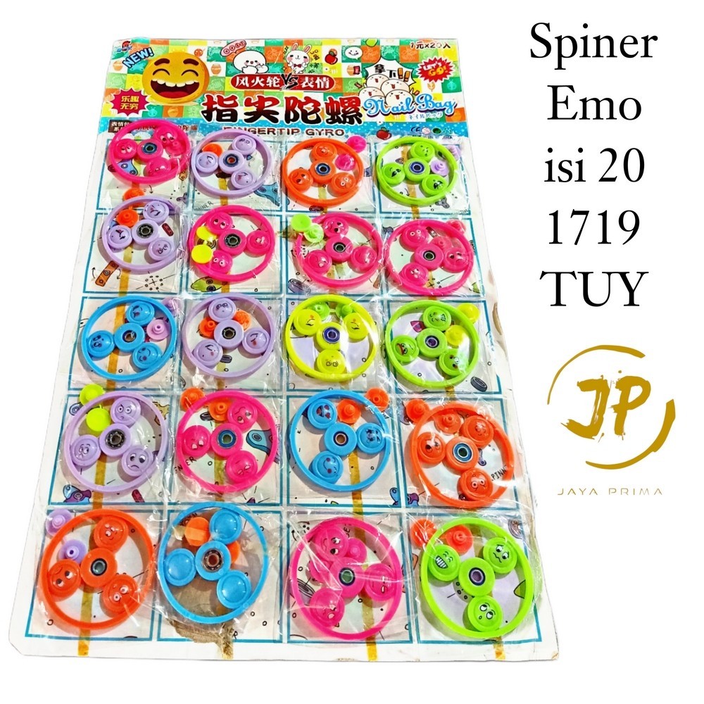 Jual MAINAN ANAK SPINNER EMOTICON ISI 20 PCS | Shopee Indonesia