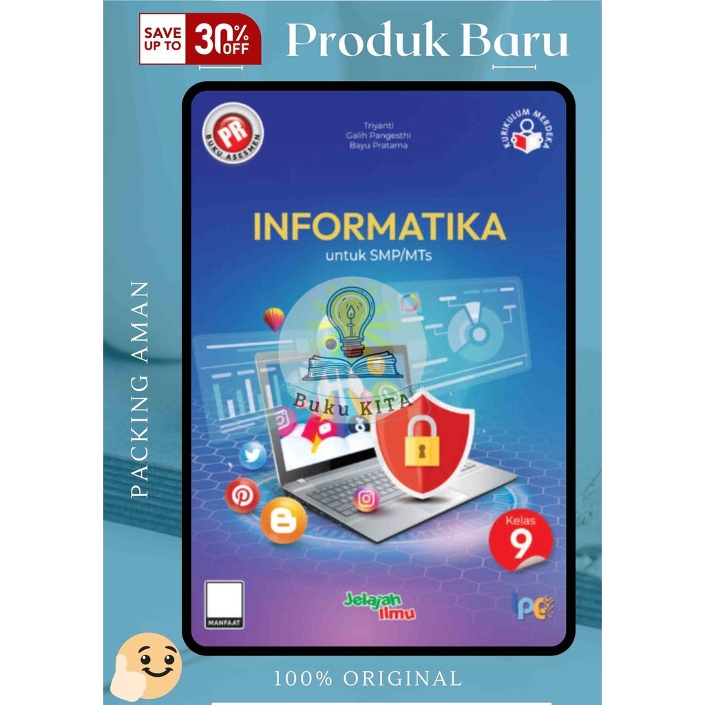 Jual Buku Pr/Lks Kurmer Informatika Kelas 9/IX SMP/MTS Semester 1&2 Kurikulum Merdeka Intan ...
