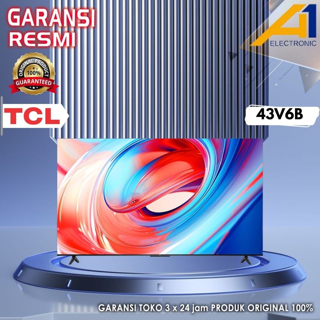 Jual LED TV TCL 43V6B / 43 V6B 4K UHD Google TV DOlby Audio 43 Inch | Shopee Indonesia