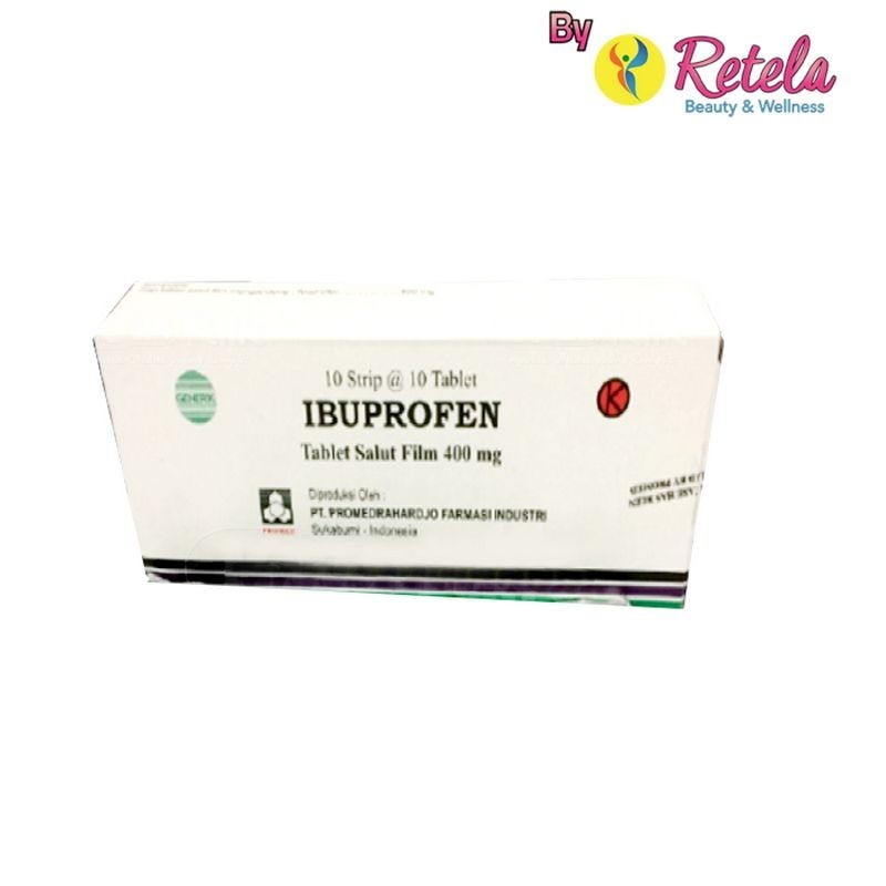 Jual IBUPROFEN 400MG 1 STRIP 10 TABLET | Shopee Indonesia