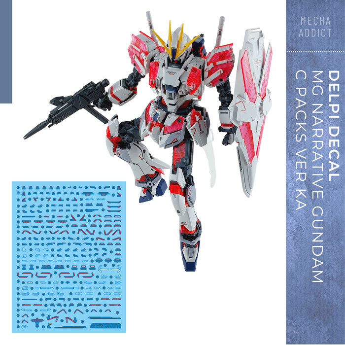 Jual Water Slide Decal MG Gundam Narrative C Pack Ver Ka by DELPI ...