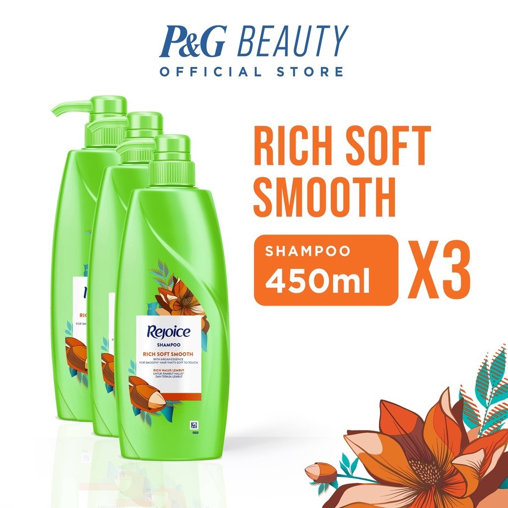 Jual Rejoice Rich Shampoo 450ml - Paket Isi 3 - beckleywidyatmomart ...